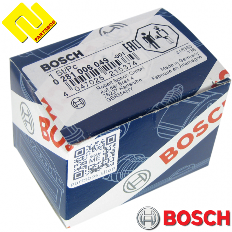 BOSCH 0281006049 INTAKE MANIFOLD PRESSURE SENSOR MAP ,504307953 ...