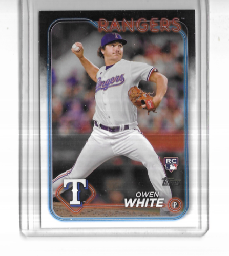 2024 Topps Series 1 #5 Owen White Texas Rangers Rookie Card | eBay