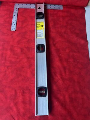 VINTAGE STANLEY 24" ALUMINUM LEVEL 42-824 | eBay