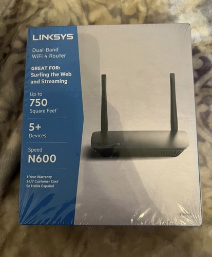 Linksys N600 Dual Band WiFi 4 Router E2500-4B ~ NEW SEALED | eBay