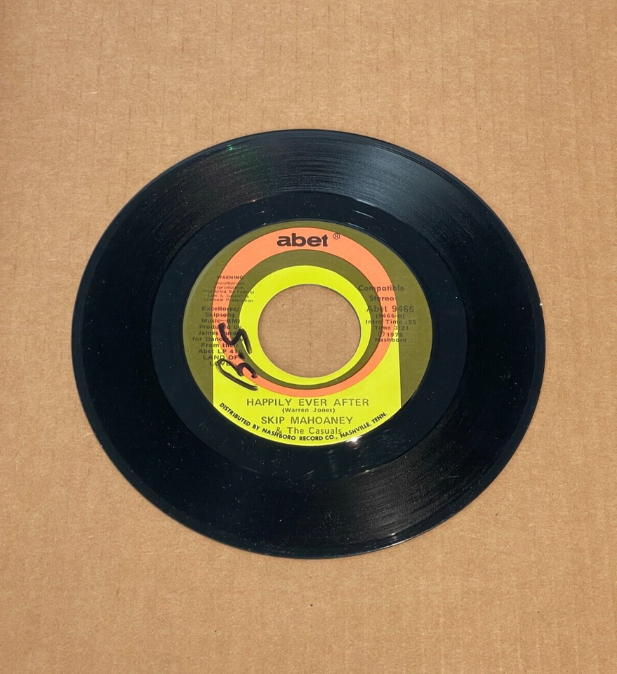 SKIP MAHONEY BLESS MY SOUL/HAPPILY EVER AFTER ABET 45 9466 | eBay
