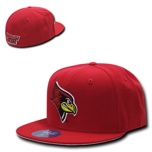Illinois State University ISU Redbirds NCAA Fitted Flat Bill Baseball ...