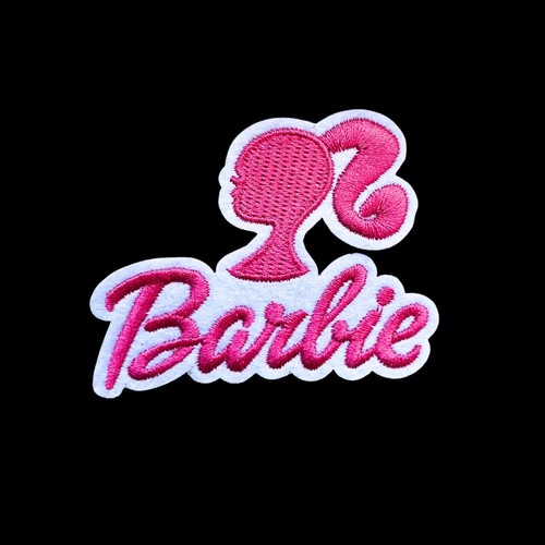 Barbie embroidered Iron on patch with silhouette | eBay