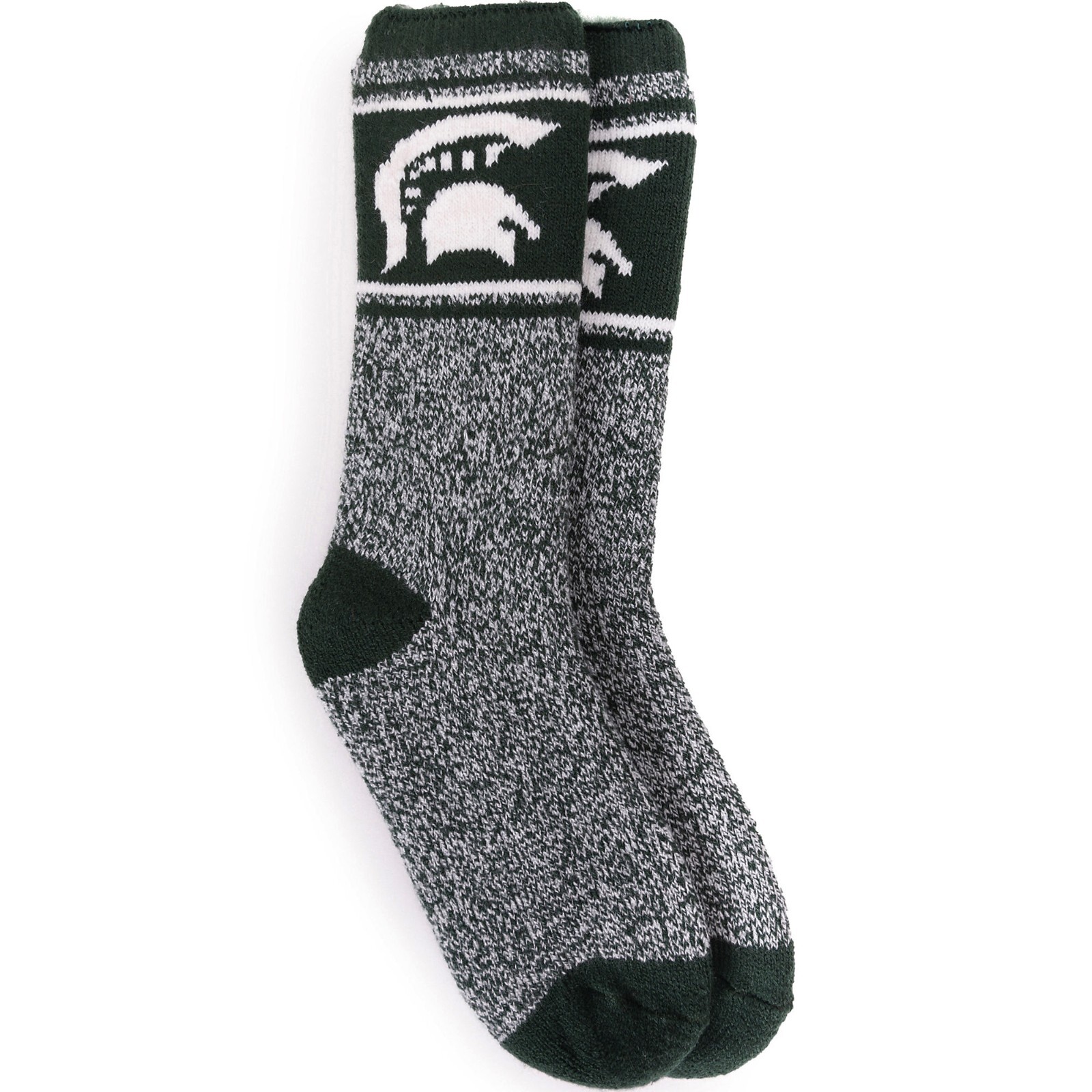 Michigan State Spartans Thermal Socks Gameday Unisex NCAA MSU Mukluks 2 ...