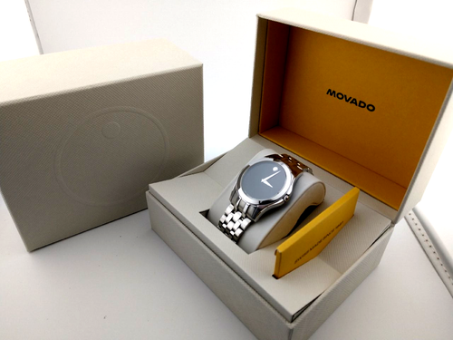 Movado Men's Classic Museum Stainless Steel Watch; Model #01.1.14.1001 ...