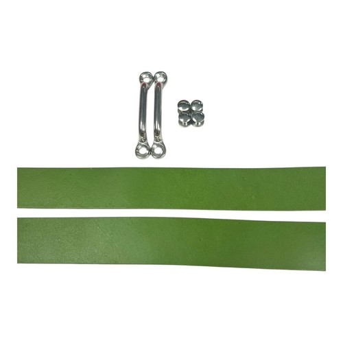 Hot Rod Loop Door Pull Strap Kit Green Leather w/ Stainless Hardware | eBay