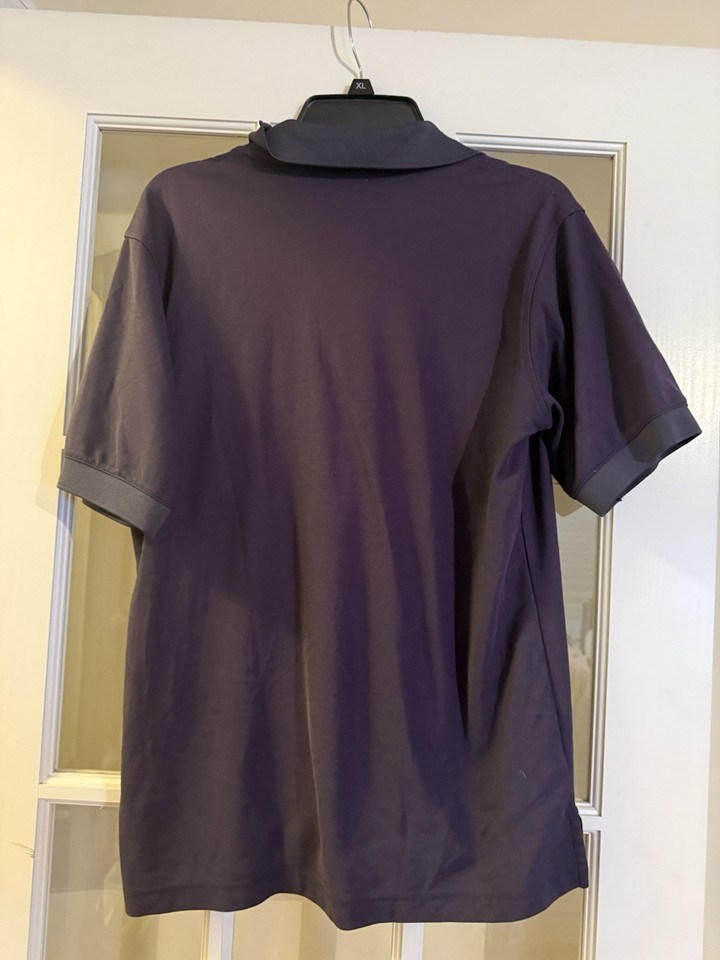 Boast Polo Shirt Short Sleeve Medium Cotton Pique Embroidered Logo Navy ...