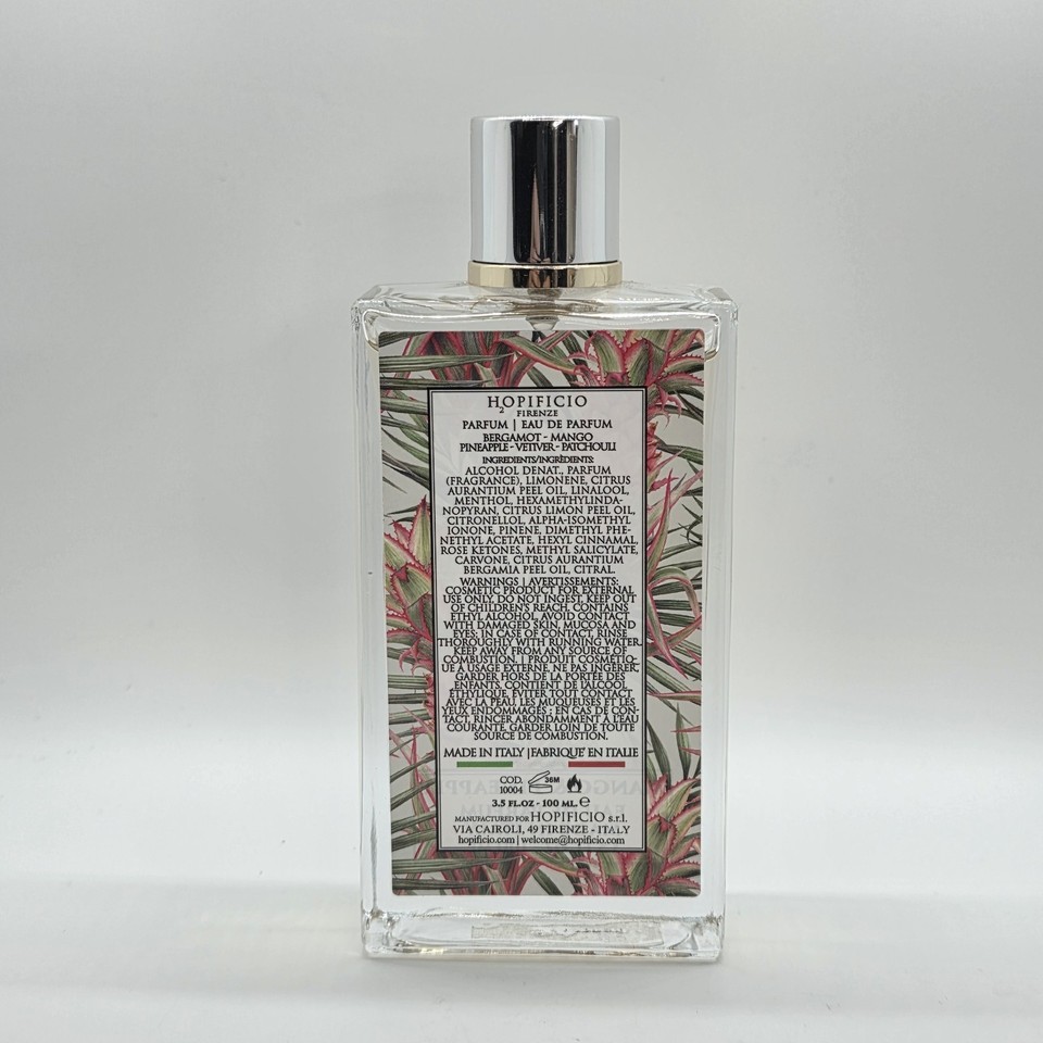 Hopificio Mango & Pineapple Eau De Parfum Perfume Made In Italy, 3.5 Oz ...
