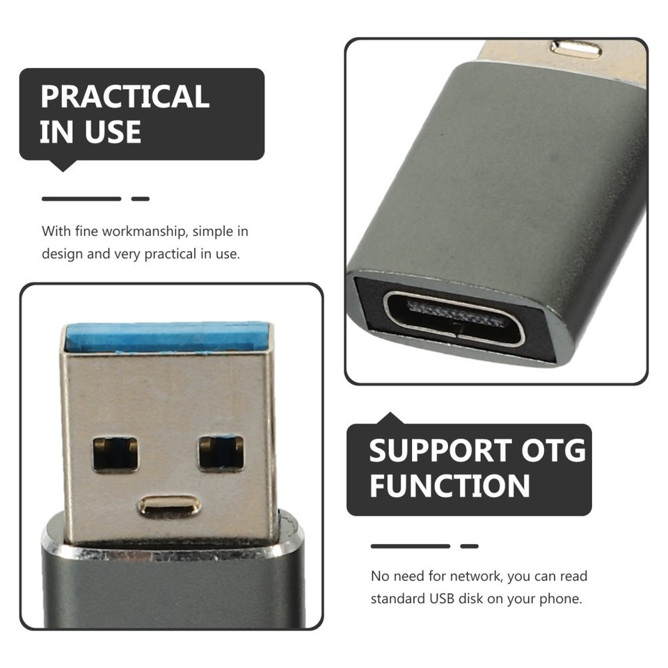 16 pcs USB-C to USB Adapter OTG Adapter USB 3.0 to USB Type-C Converter ...