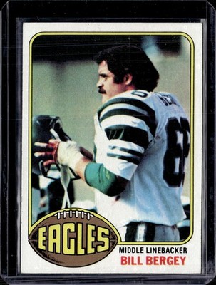 1976 Topps #165 Bill Bergey Philadelphia Eagles EX-MINT | eBay