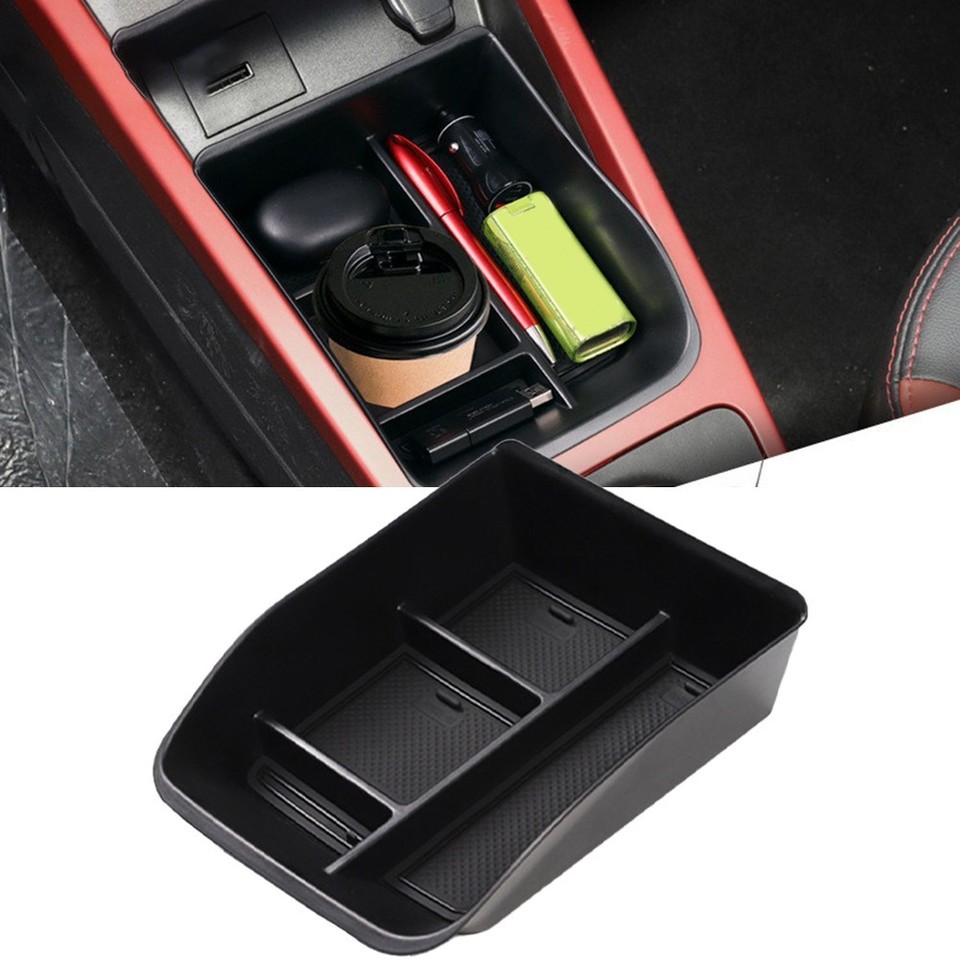 Storage Tray Organizer Car Armrest Box Organizer Improves Space ...