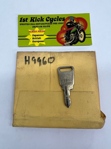 Vintage TEC Honda Factory Pre Cut Motorcycle Key # H9960 OEM | eBay