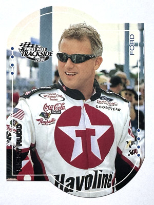 HOF'er RICKY RUDD 2001 Press Pass Trackside DIECUT PARALLEL Racing Card ...