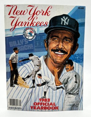 New York Yankees Vintage 1983 MLB Baseball Official Yearbook Billy ...