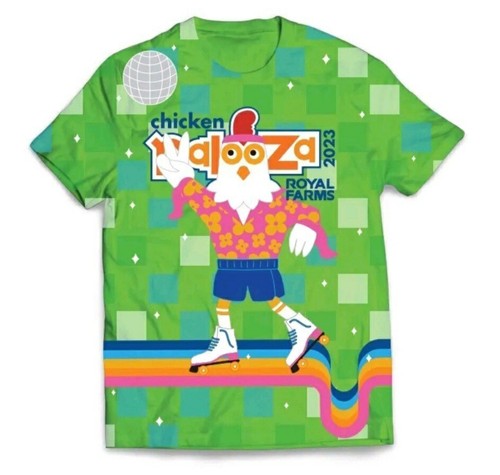 NEW 2023 Chickenpalooza Royal Farms Chicken Palooza Shirt Disco Theme ...