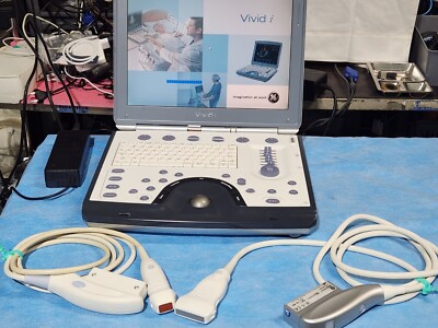 GE Vivid i Portable Ultrasound Machine With 2 Probes | eBay