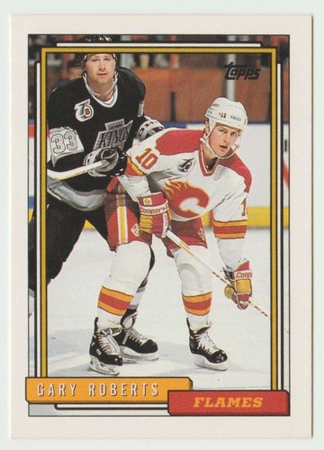 1992 Topps #116 Gary Roberts Hockey Card Calgary Flames | eBay