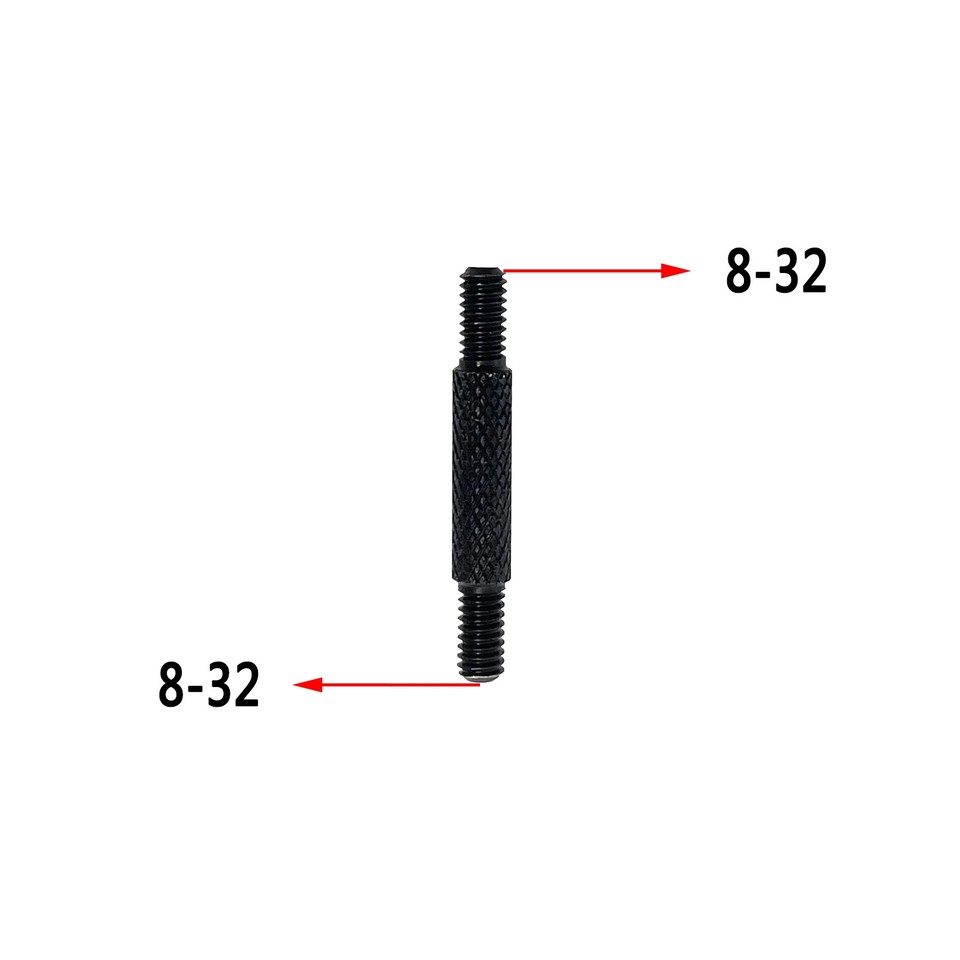Gun Cleaning Rod Fitting Brass Adapters Male Thread 5-40 Female 8-32 5/ ...