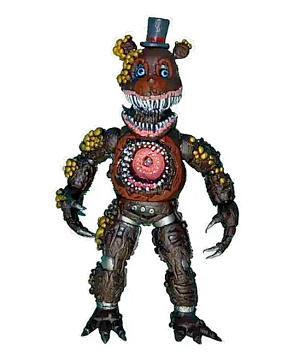 FNAF ANIMATRONIC TWISTED FREDDY FAZBEAR action figure 8" Five Nights at ...