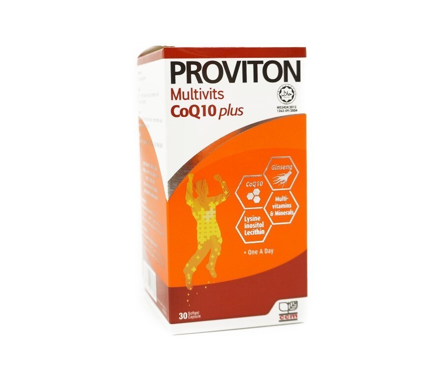 5 Bottles PROVITON Multivitamins COQ10 PLUS 30'S Softgel Capsules DHL ...