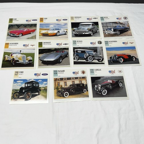 60 Vintage Atlas Editions Classic Cars Info Spec Cards Prints | eBay