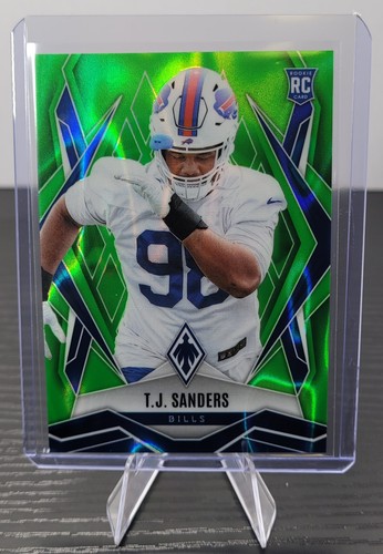 2025 Panini Phoenix TJ Sanders #181 Lime Green Lava /225 Buffalo Bills ...