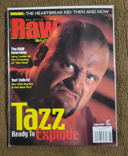 WWF WWE Raw Magazine August 2000 Tazz Cover Tori EXCELLENT CONDITION | eBay