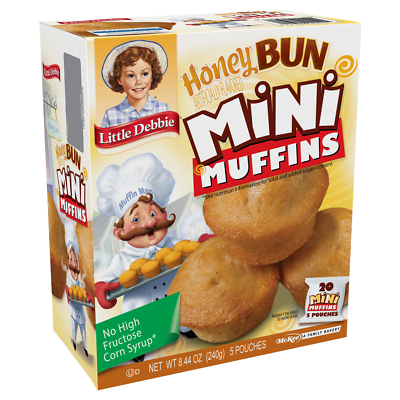 Little Debbie Cinnamon Buns Little Debbie Family Pack Honey Buns, 10.6
