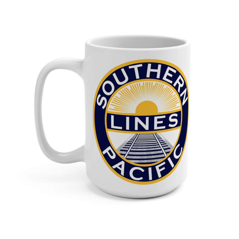 Southern Pacific Lines 15oz Railroad Mug Cup Train Travel | eBay