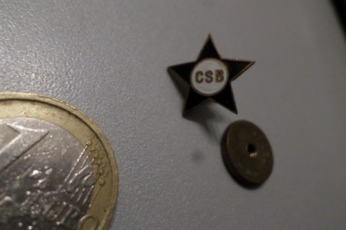 broche insigne pin s a vis CSB en etoile(armee de terre militaire ...