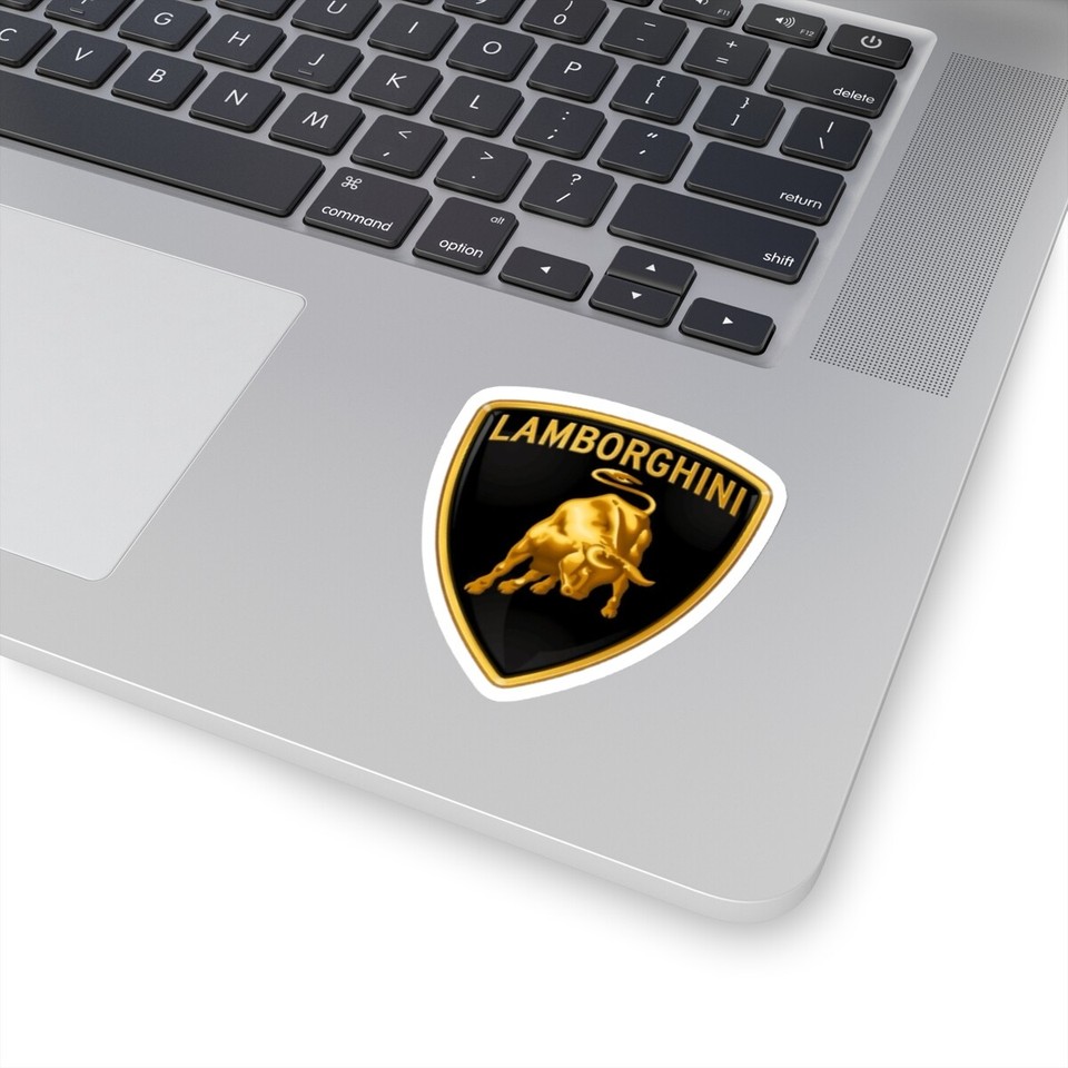 Lambo Luxury vehicle illustration artwork design logo Kiss-Cut Sticker ...