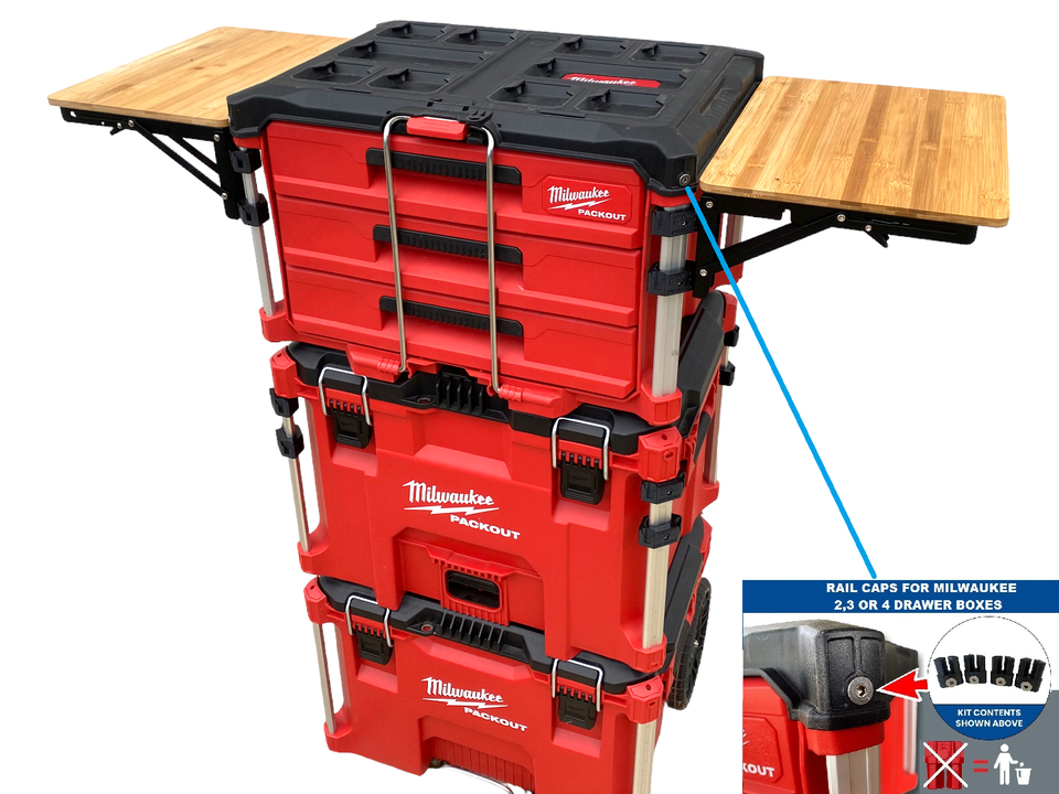 Milwaukee Packout, Bamboo Folding / Detachable Table, (Table Included ...