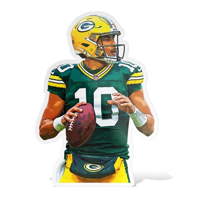 Jordan Love Green Bay Packers Glossy Sticker Vinyl Laminate, Self ...