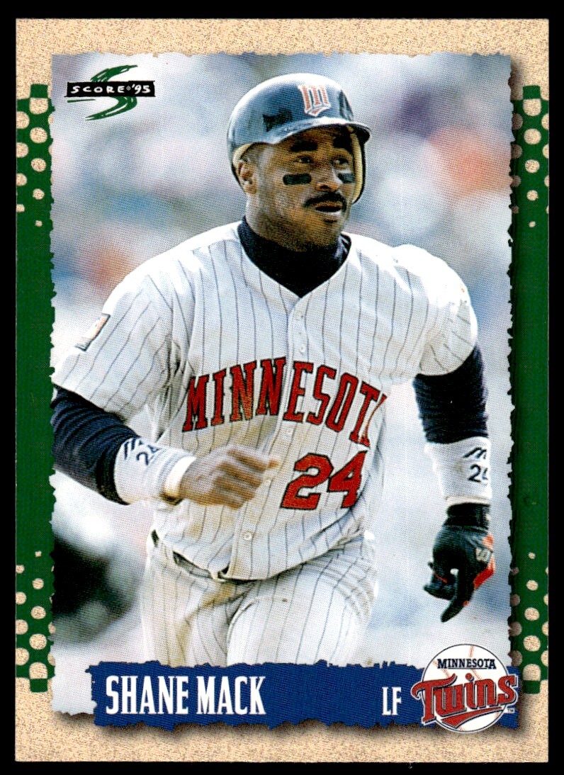 1995 Score Baseball Card Shane Mack Minnesota Twins #43 | eBay