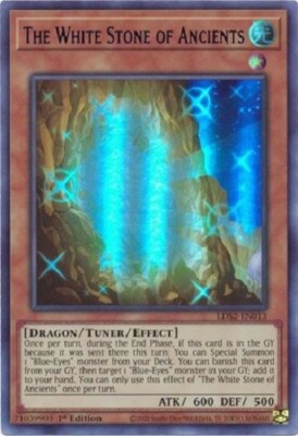 Yugioh - The White Stone of Ancients - 1st Ultra Rare Blue NM - Free ...
