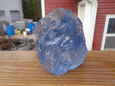 Glass Rock Slag Clear Pretty Sapphire Blue 5.4 lbs WW66 Landscaping ...
