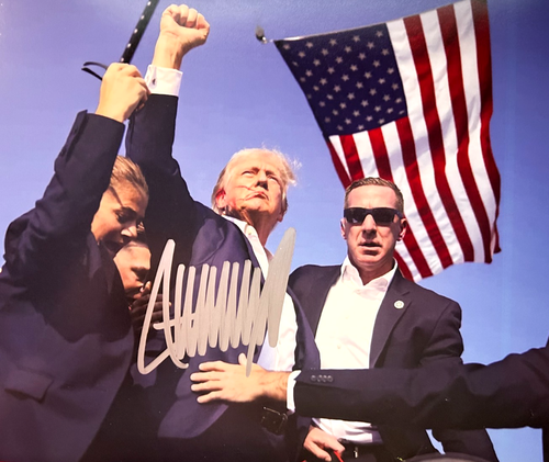 President DONALD TRUMP Signed 8x10 inch MAGA Original Authentic ...