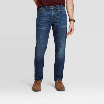 Goodfellow & Co Men's Mid Rise Athletic Fit Relaxed Leg Ankle Jeans | eBay