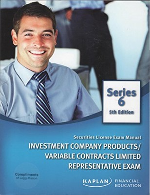 SECURITIES LICENSE EXAM MANUAL, INVESTMENT COMPANY By Kaplan Financial ...