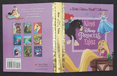 Nine Disney Princess Tales: RH Disney. Little Golden Book. 2016 | eBay