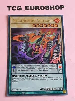 METALFOES VOLFLAME YUGIOH GFTP PORTUGUESE ULTRA RARE NM #102 | eBay