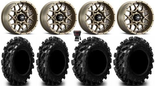 ITP Hurricane 14" Wheels Br 27" Swamp Lite Tires Polaris RZR XP 1000 ...