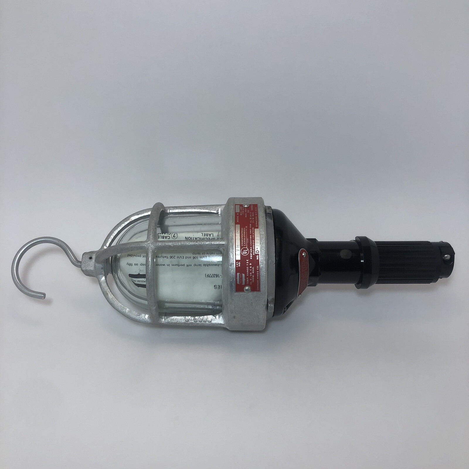 CROUSE HINDS EVH106 EXPLOSION PROOF HAND LAMP NEW WITHOUT BOX | eBay