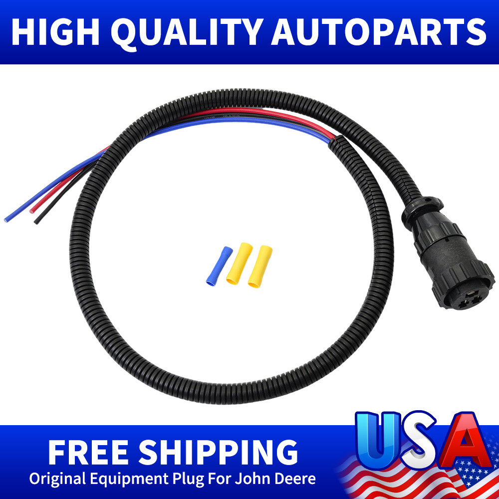 Tractor Aux Aftermarket Power Outlet Replaces for JD RE51091 Mate to JD ...