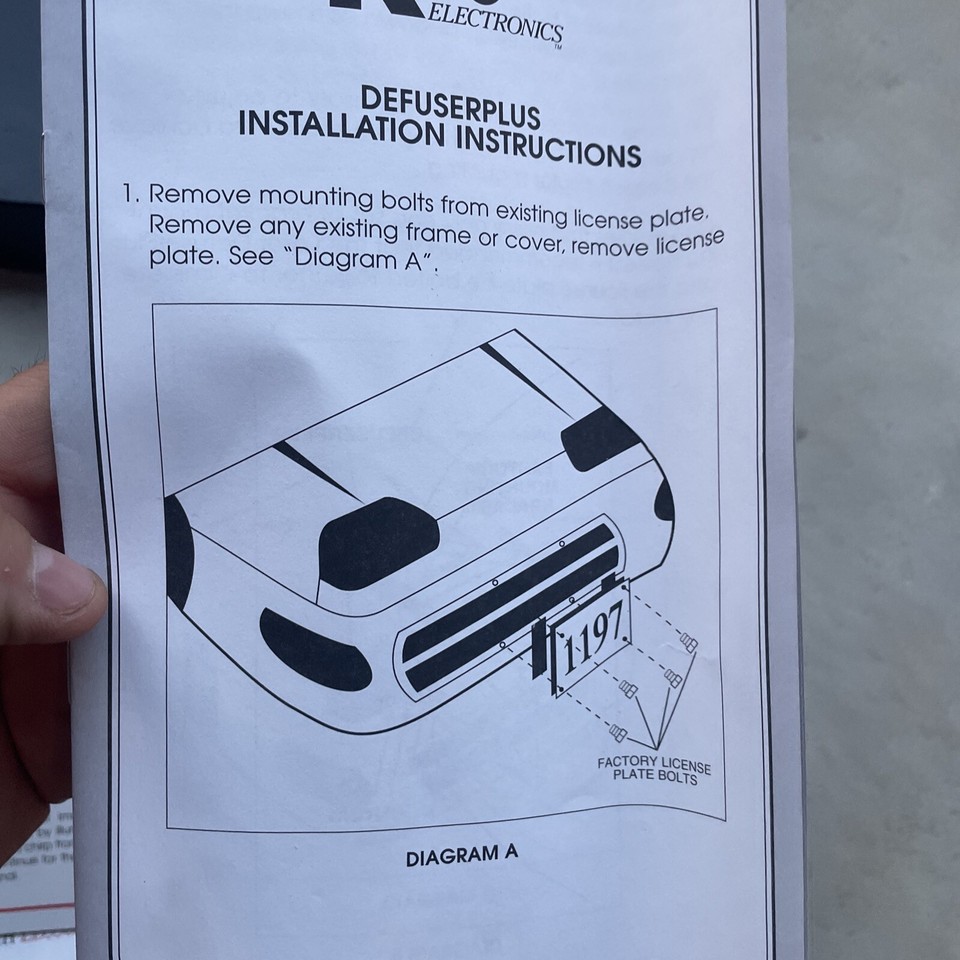 K40 Defuser Plus License Plate Radar Detector System NEW LD5500 PLUS | eBay