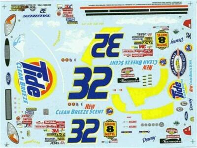 Slixx 1766 #32 Tide Clean Breeze 2002-Ricky Craven Nascar decal | eBay