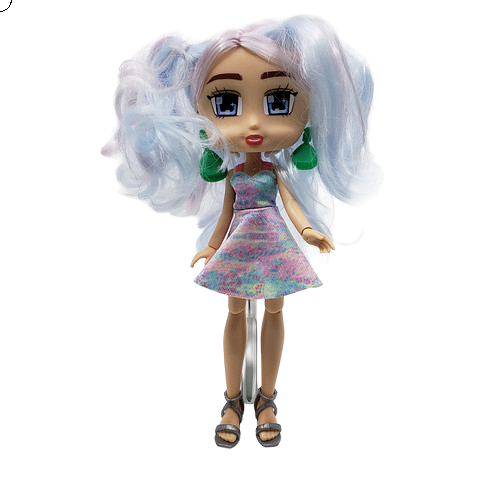 Boxy Girl Doll Fashion Doll 8 in Cotton Candy Hair Blue Eyes Jay at ...