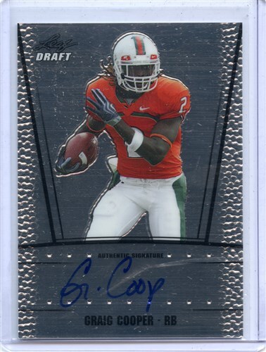 2011 LEAF DRAFT GRAIG COOPER AUTHENTIC SIGNATURE | eBay