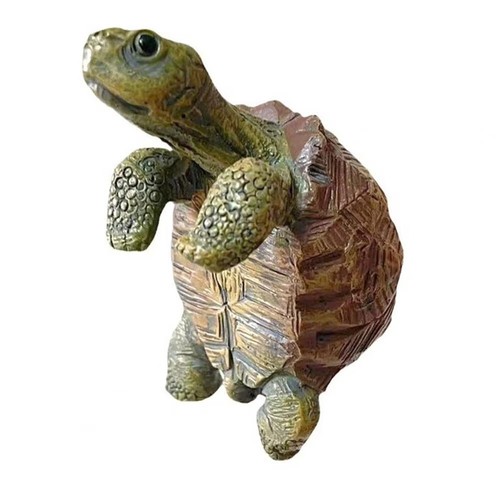 Tortoise Figurine Flower Pot Hanger Resin Planter Edge Decor for Vase ...