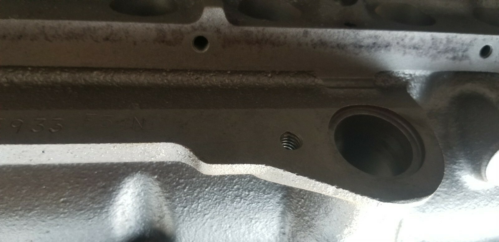 1954 Chevy 261 Engine Block Bore 5 Holes 40 Over 1 Hole 60 Drilled for ...